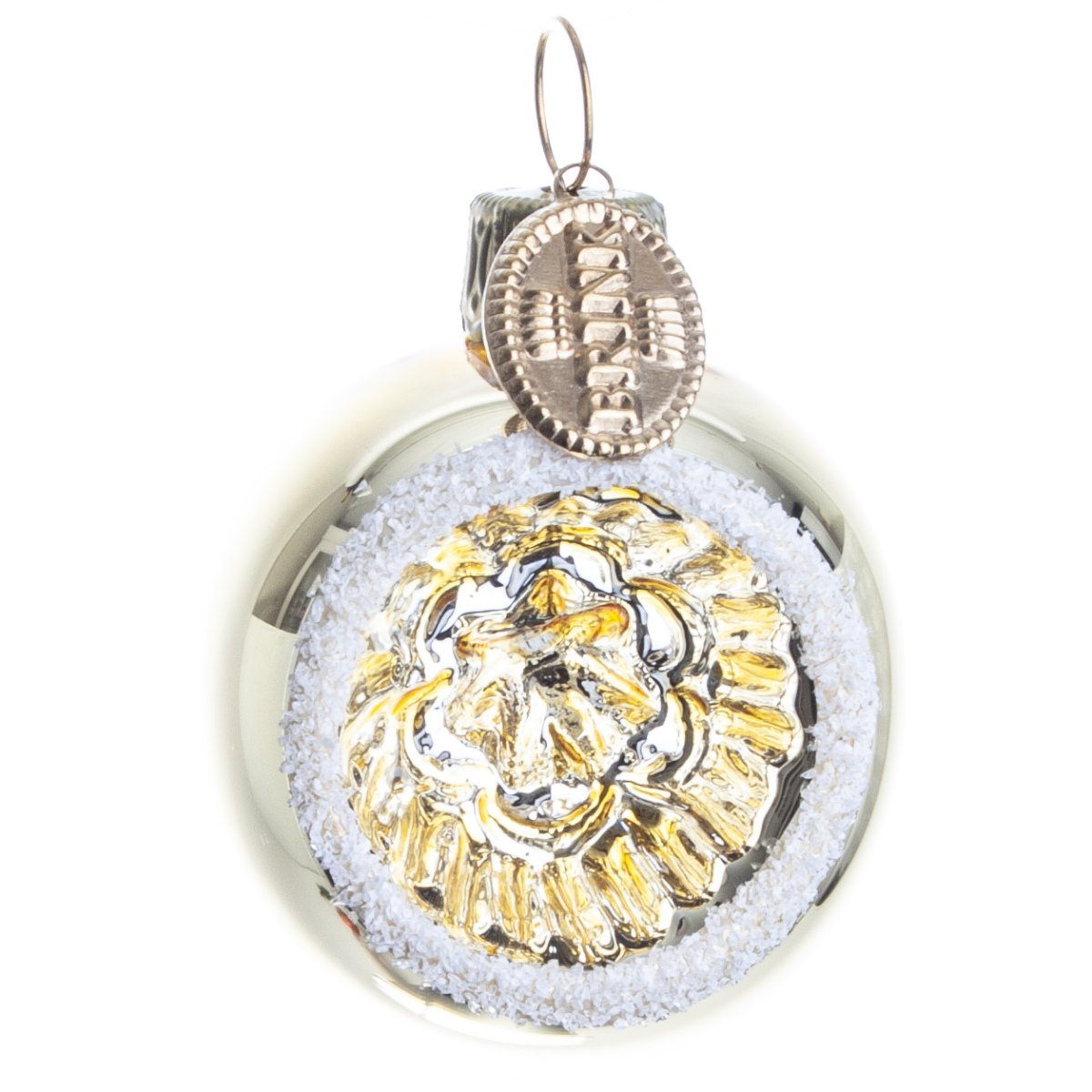 REFLEKTOR KUGLE 4 CM GULDFARVET - JULEKUGLER - BRINK NORDIC