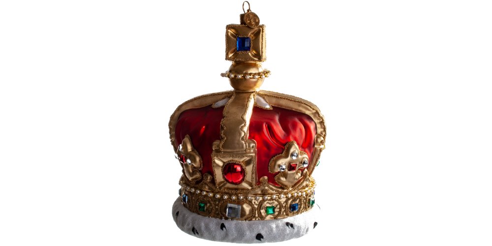 KRONE 14 CM - KLASSISK JUL - BRINK NORDIC