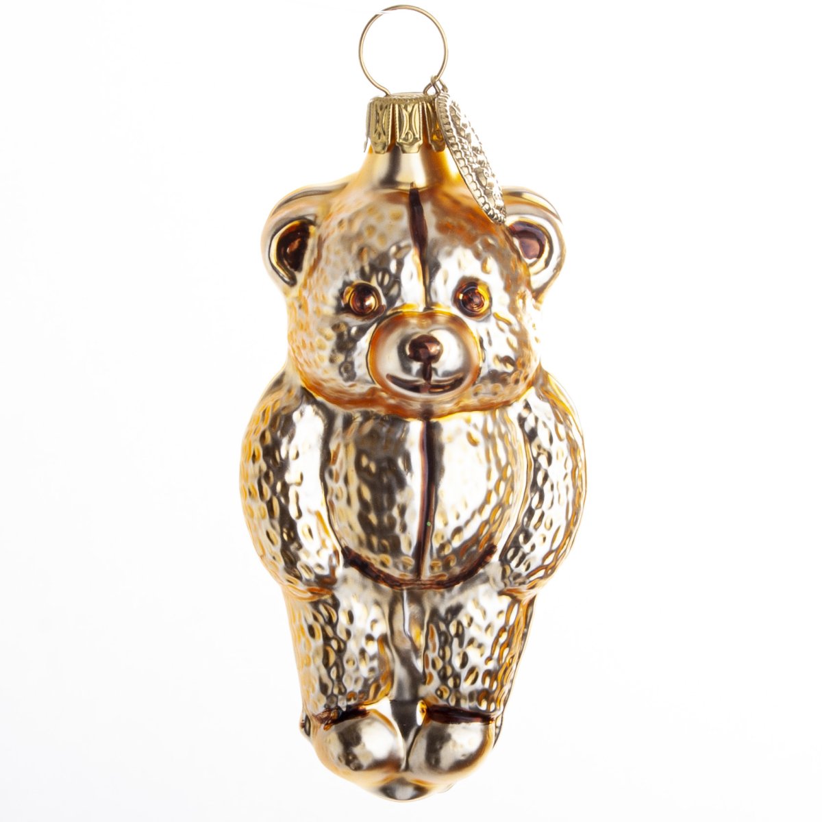 BAMSE 7 CM GULDFARVET - DYR - BRINK NORDIC